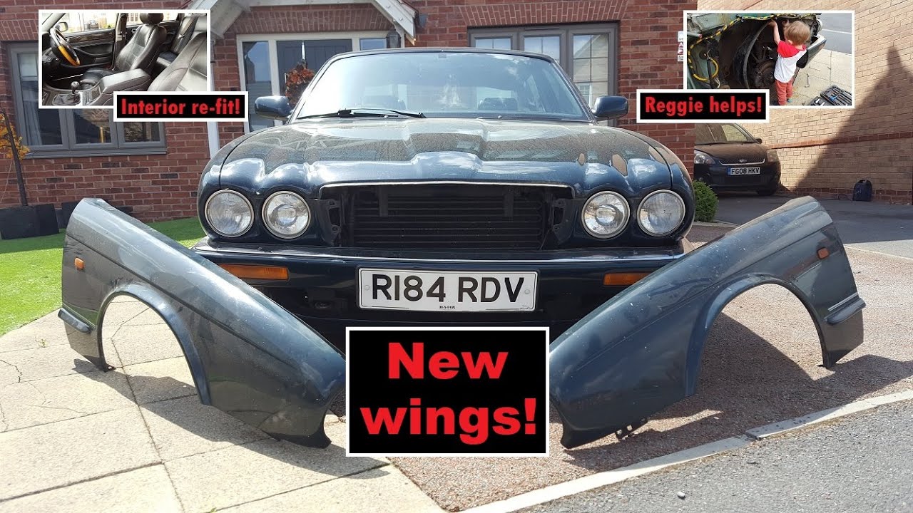 Episode 132 - How to replace front wings on a Jaguar XJ6 X300 - YouTube