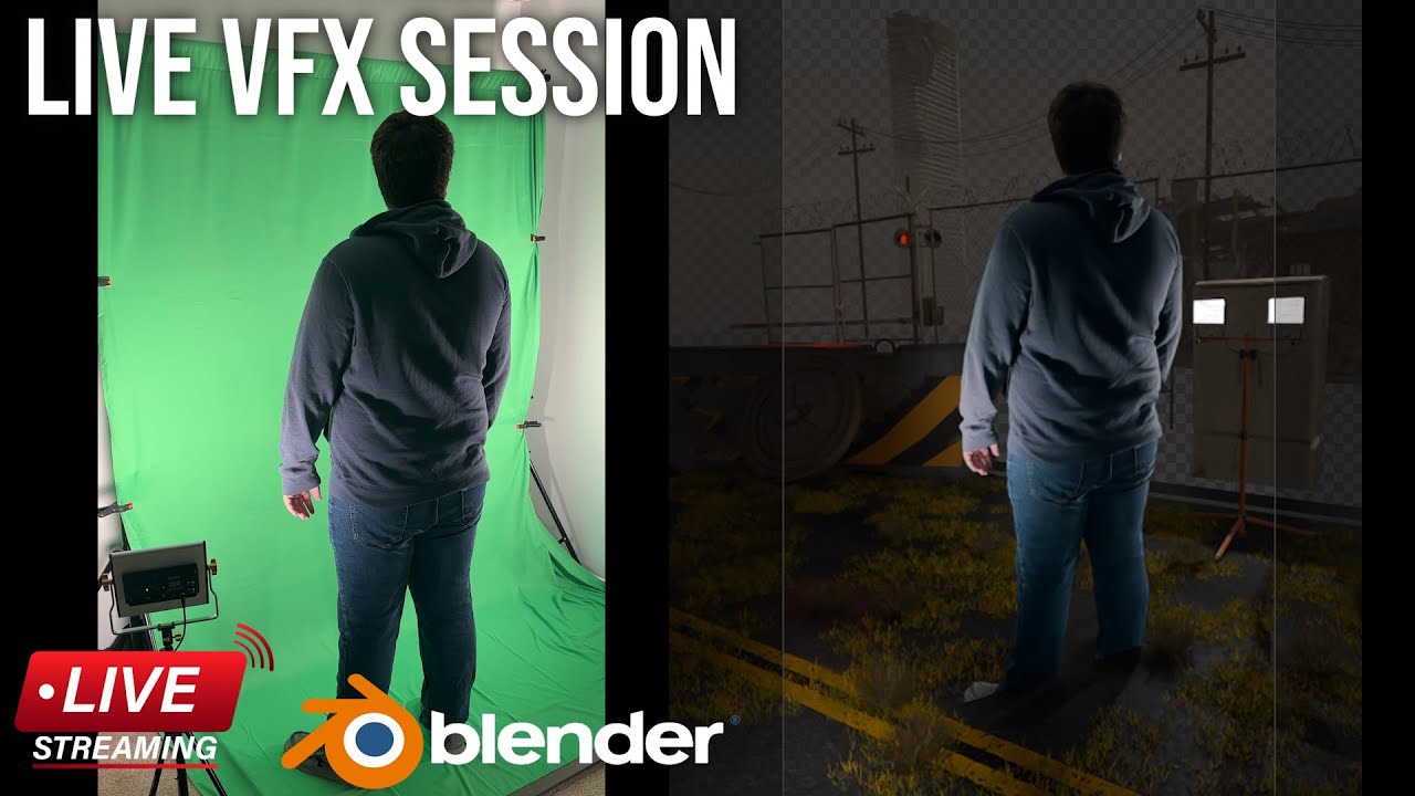 Working on Green Screen VFX Live! - YouTube