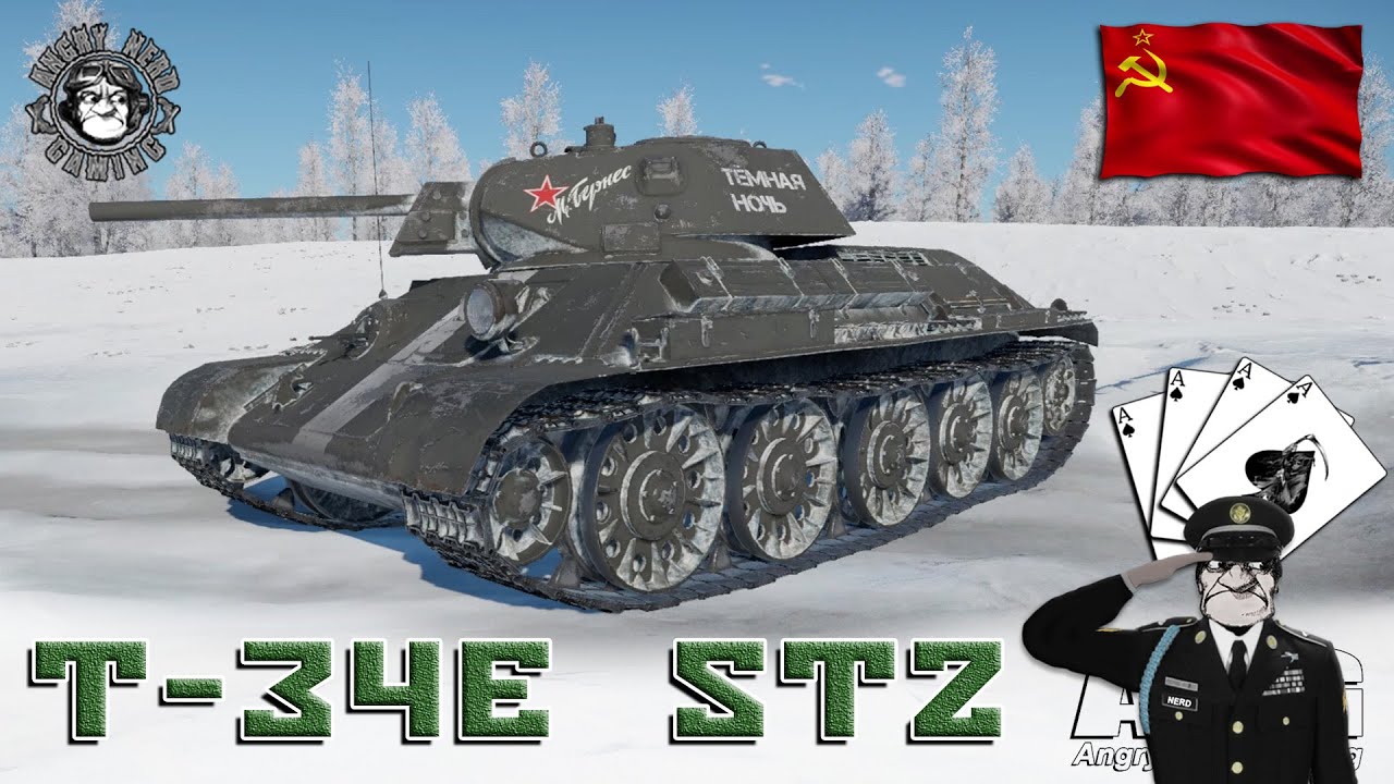 T-34E STZ, Soviet, Medium Tank / War Thunder - YouTube