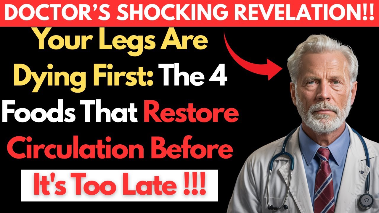 Your Legs Are Dying First: The 4 Foods That Restore Circulation Before ...