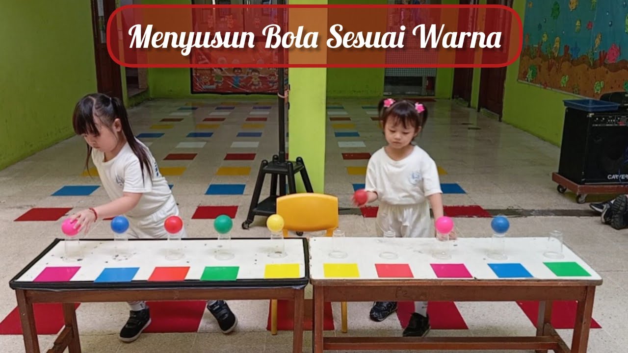 Menyusun Bola Sesuai Warna | Permainan Edukasi - YouTube