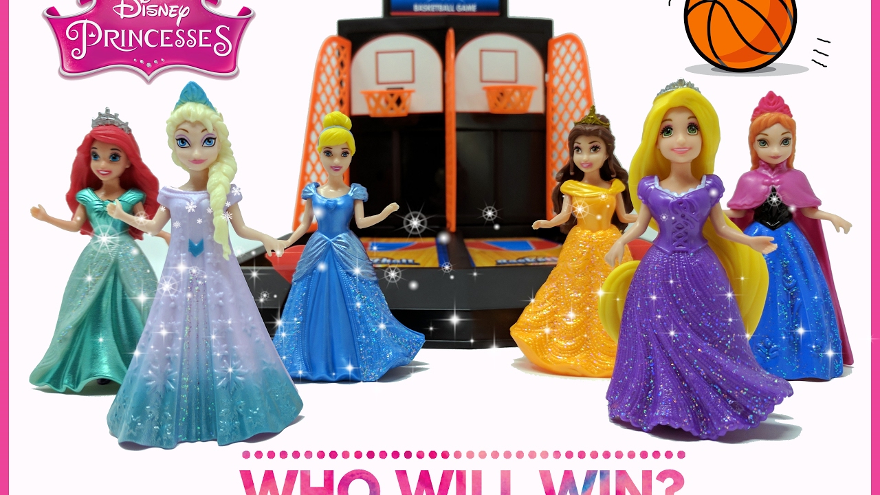 1st Disney Princess Basketball Tournament Game. Elsa or Rapunzel? Who ...