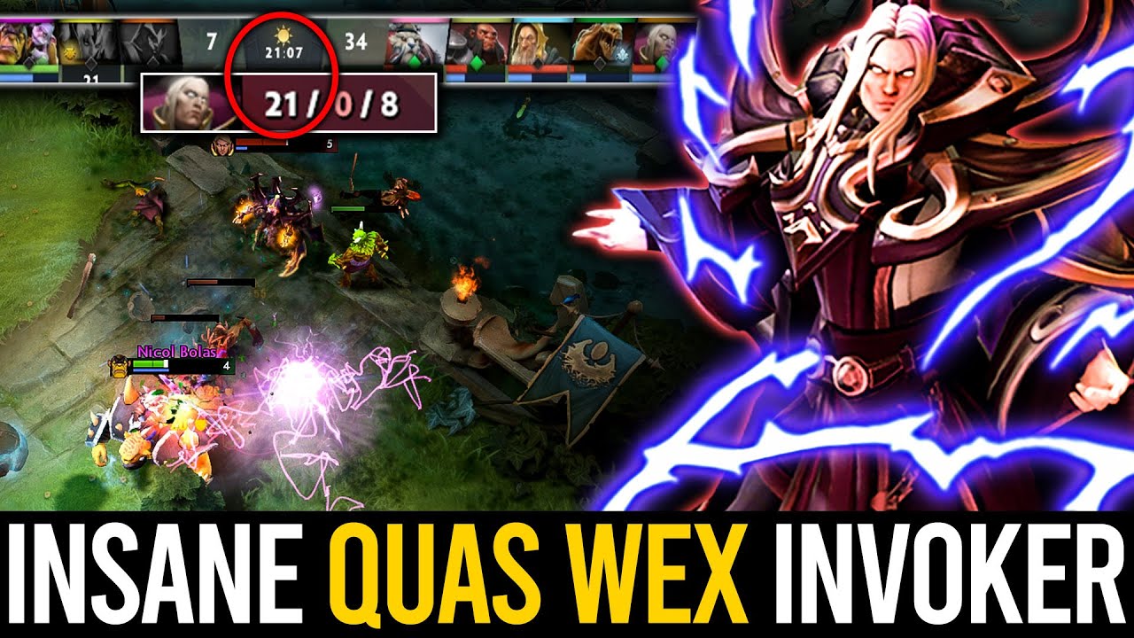INCREDIBLE QUAS WEX INVOKER by RANK 230 POOPKID NONSTOP GANK DESTROY ...