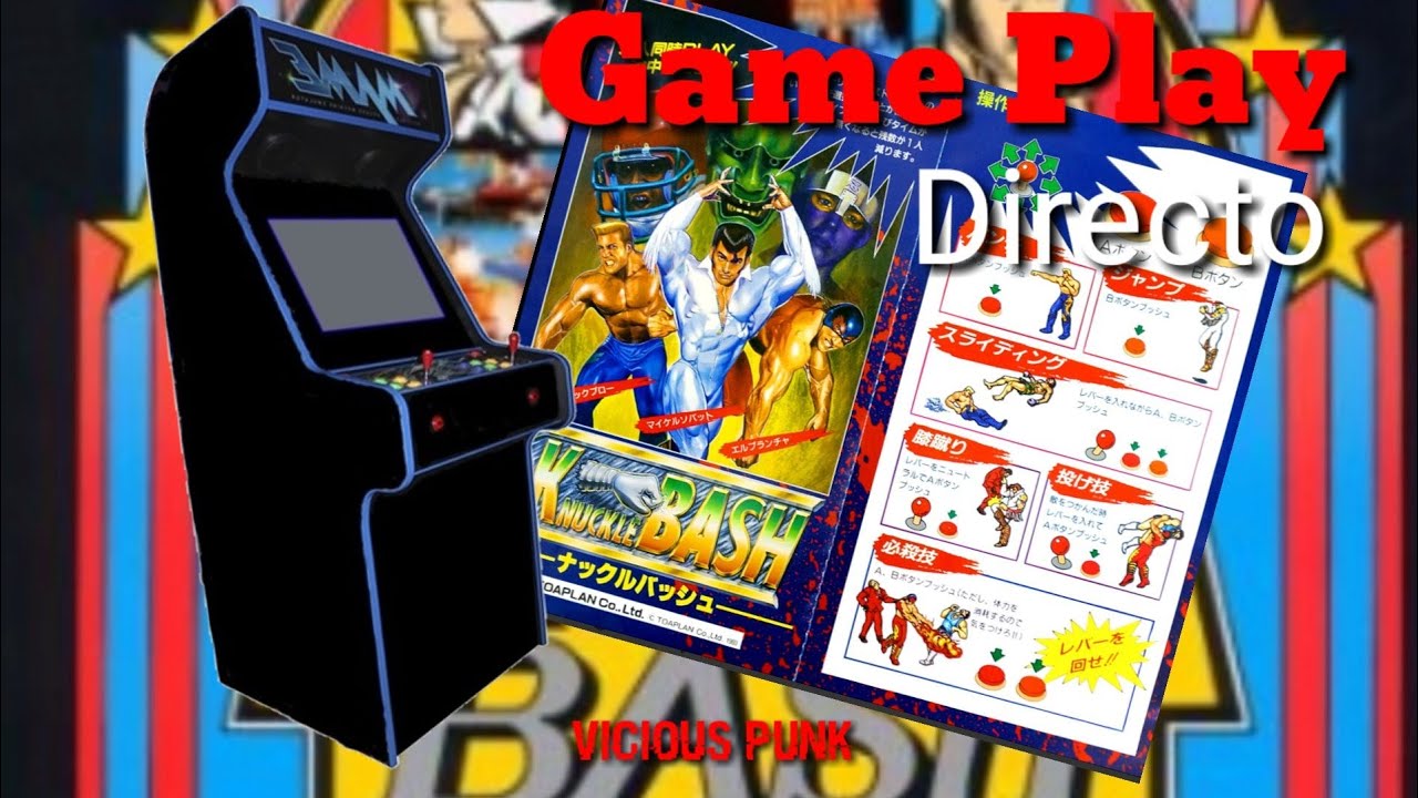 knucle Bash, Retro game Play mame streaming. - YouTube