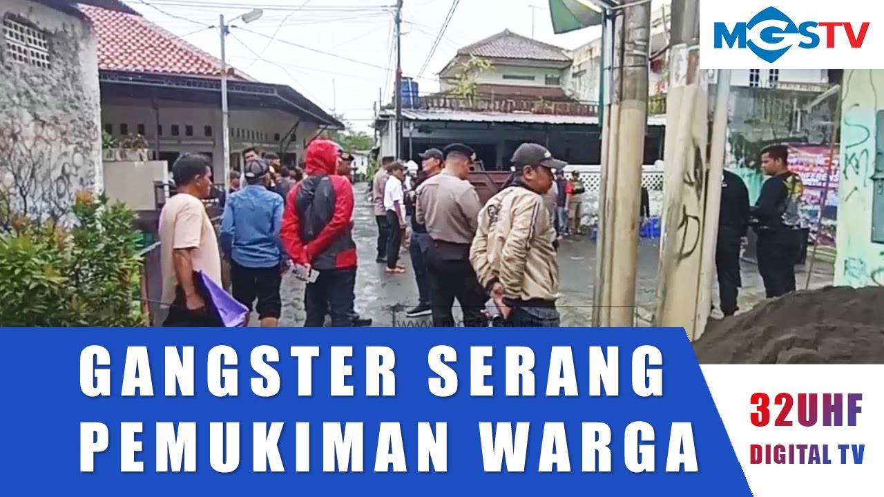 GENGSTER KOTA BOGOR SERANG WARGA, EMPAT PELAKU DIAMANKAN - YouTube