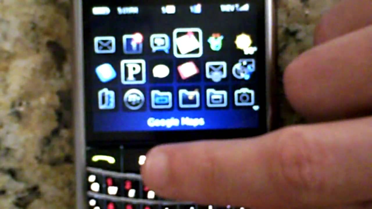Blackberry Tour 9630 Scroll Wheel Broken - YouTube