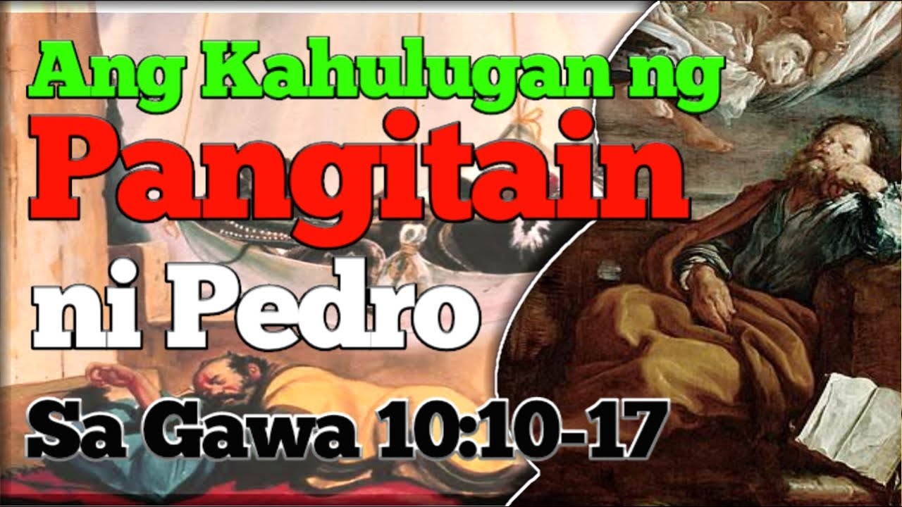 Ano ang kahulugan ng pangitain ni Pedro - YouTube