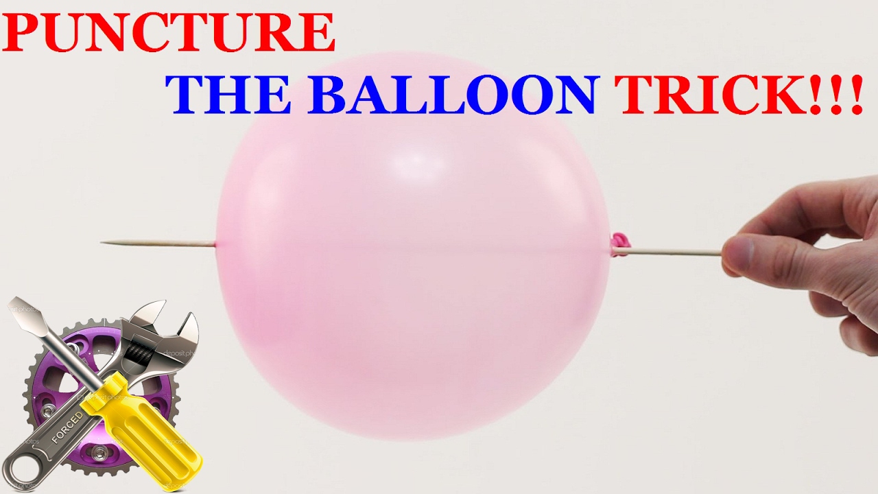 PUNCTURE THE BALLOON TRICK!!! - YouTube
