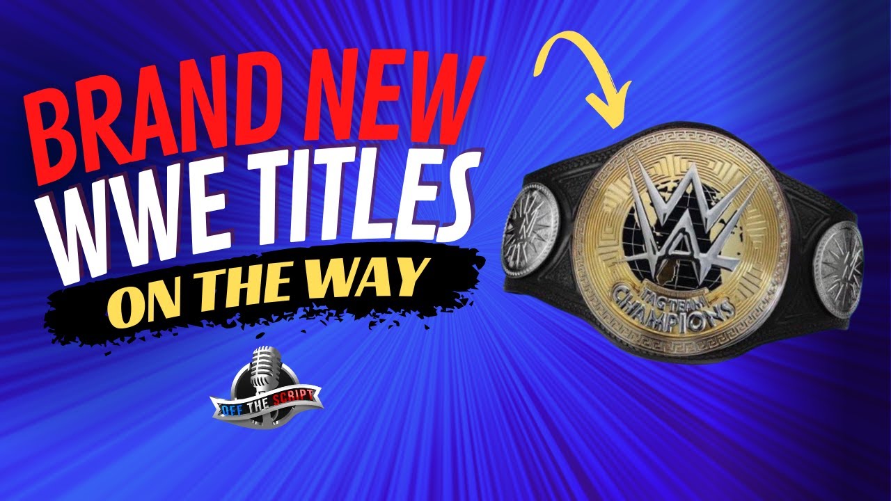 MAJOR Changes Coming To WWE Raw & SmackDown, New WWE Title Belt Designs ...
