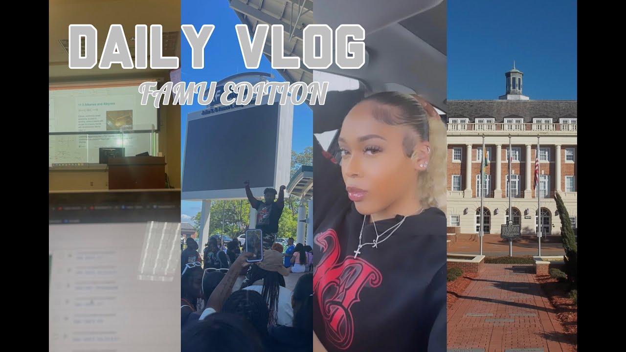 DAILY VLOG : FAMU STUDENT EDITION | friends, classes, set friday - YouTube
