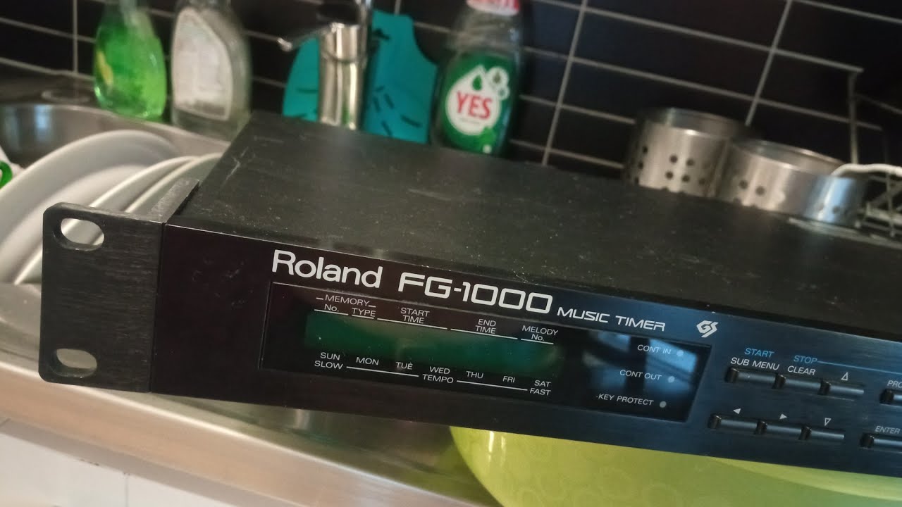 Roland FG-1000 Music Timer - YouTube
