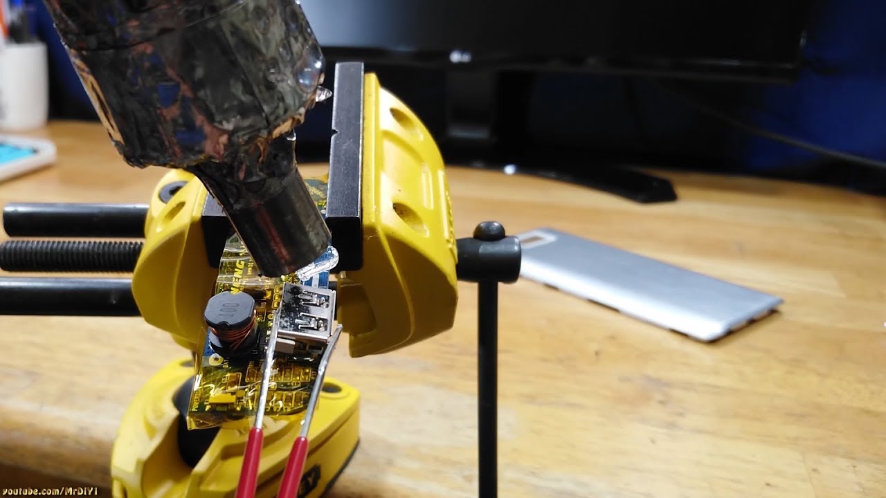 power bank usb port replacement demonstration - YouTube