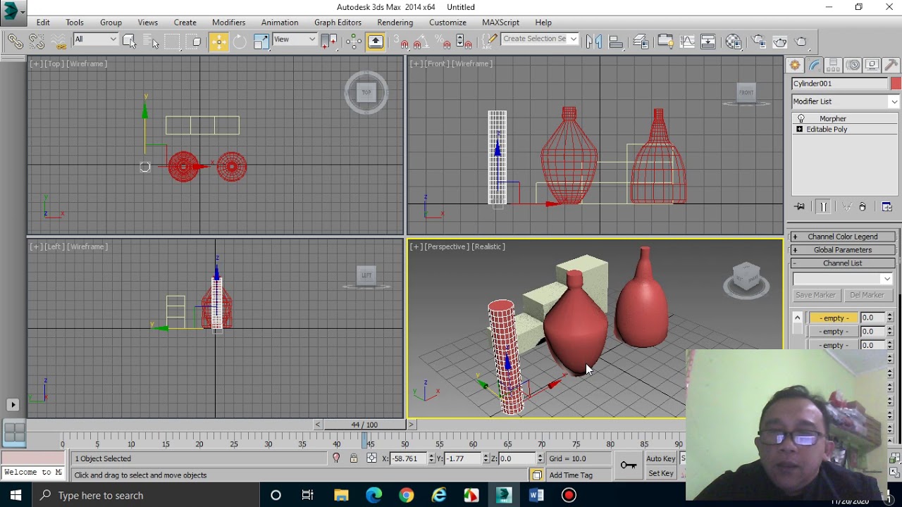 Tutorial Animasi Polygon 3ds max - YouTube