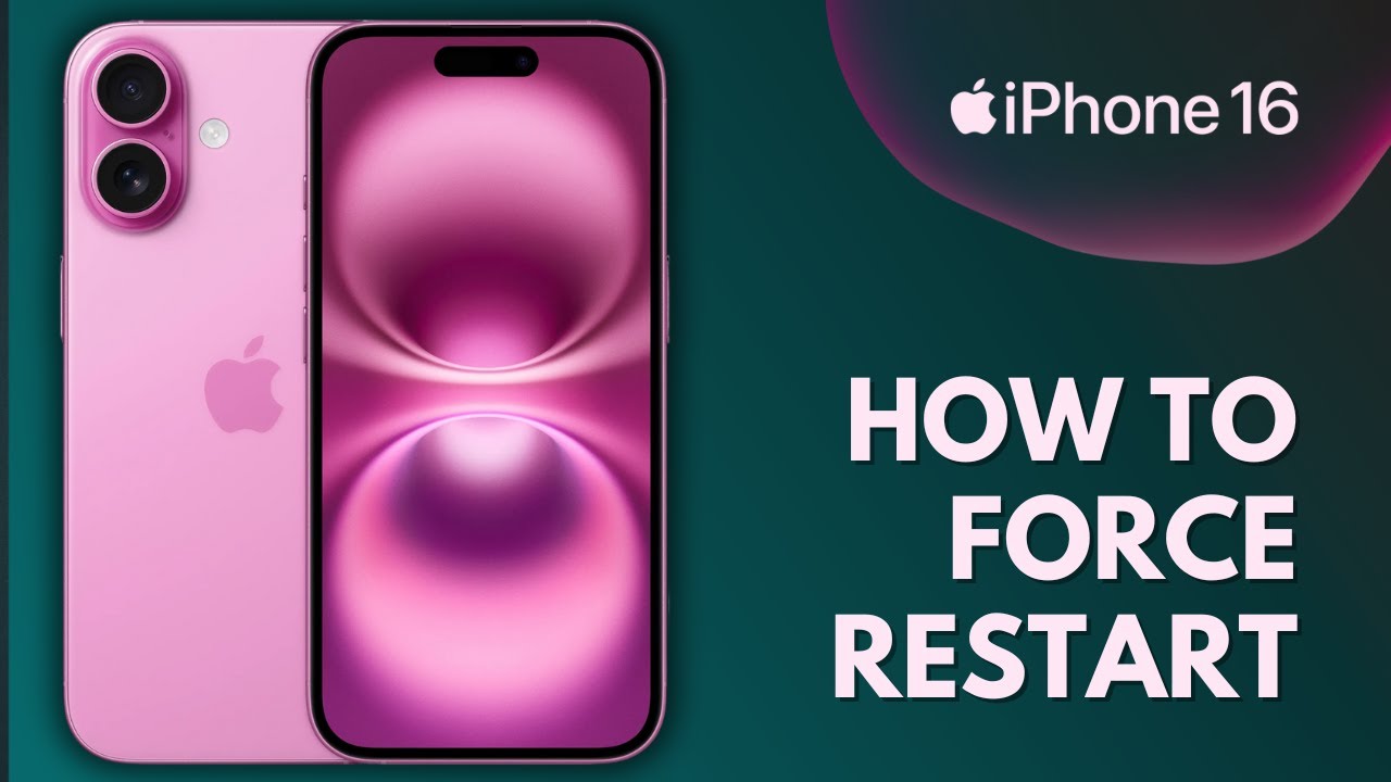 How To Force Restart iPhone 16 - YouTube