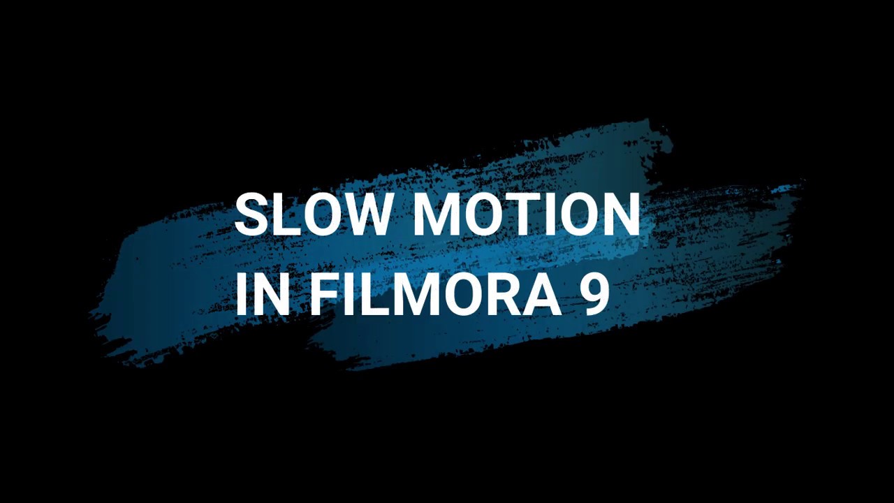 Slow Motion EFFECT in filmora 9 | AMAZING EFFECT | Easy way tutorial ...