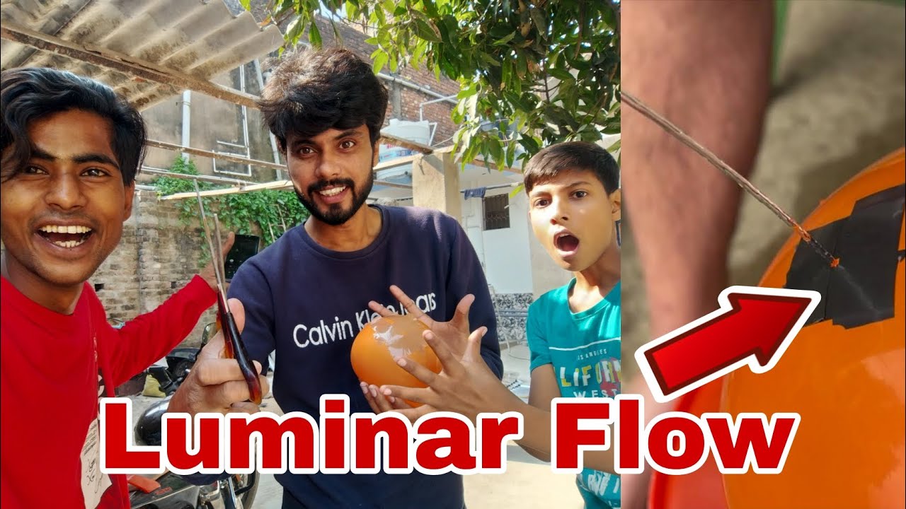 Luminar Flow at home made 😱 @PHYSICSBYMANWAR - YouTube