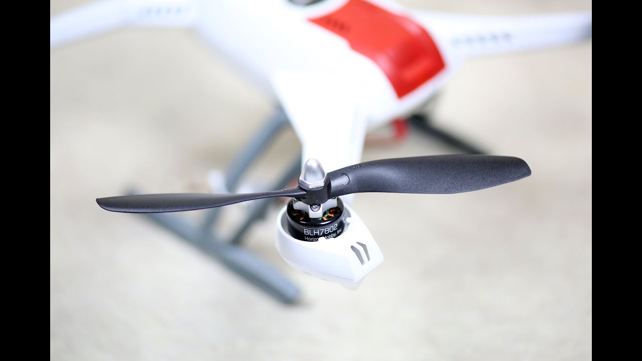 Blade 350QX Aluminum Props Adapter for DJI Phantom Props - YouTube