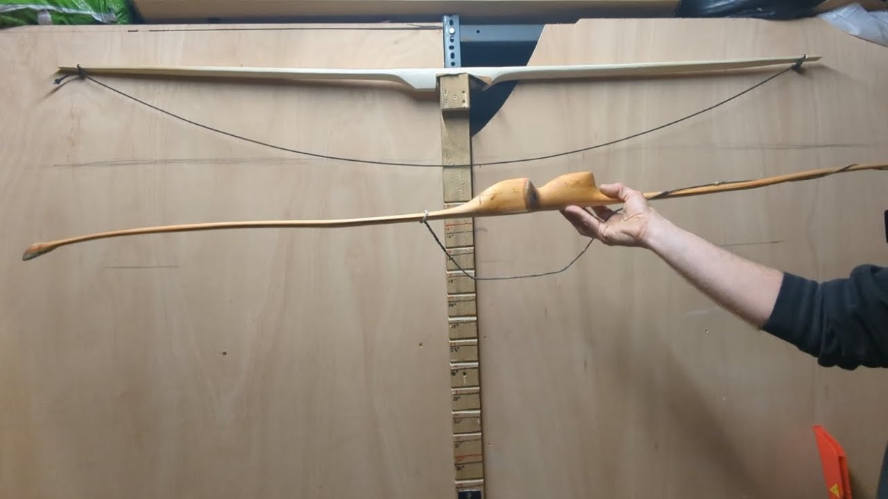 Making an Ash Longbow Part 5 - The Tillering Tree - YouTube