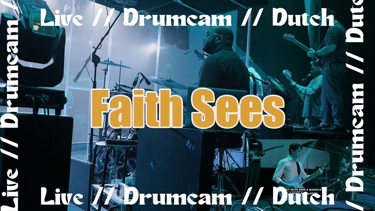 FAITH SEES // DAVID & NICOLE BINION // COVER // DRUMCAM - YouTube