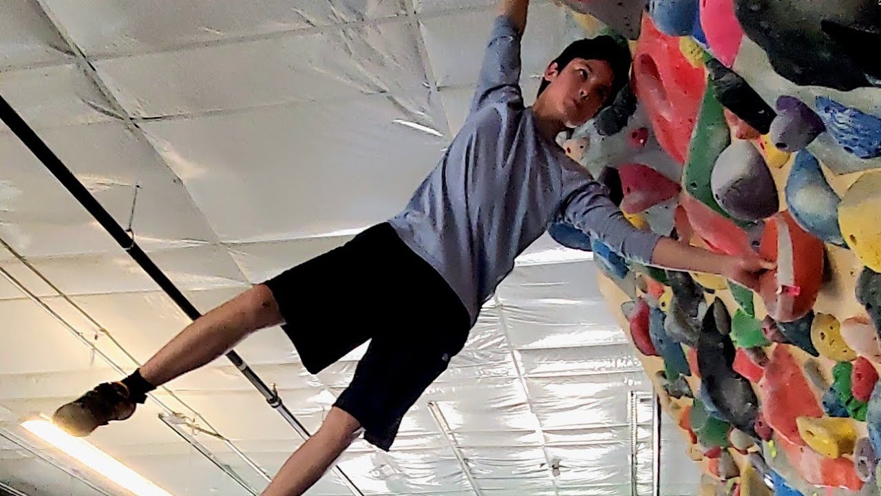 Colin strength & technique training, bouldering, & top roping 4.14 ...