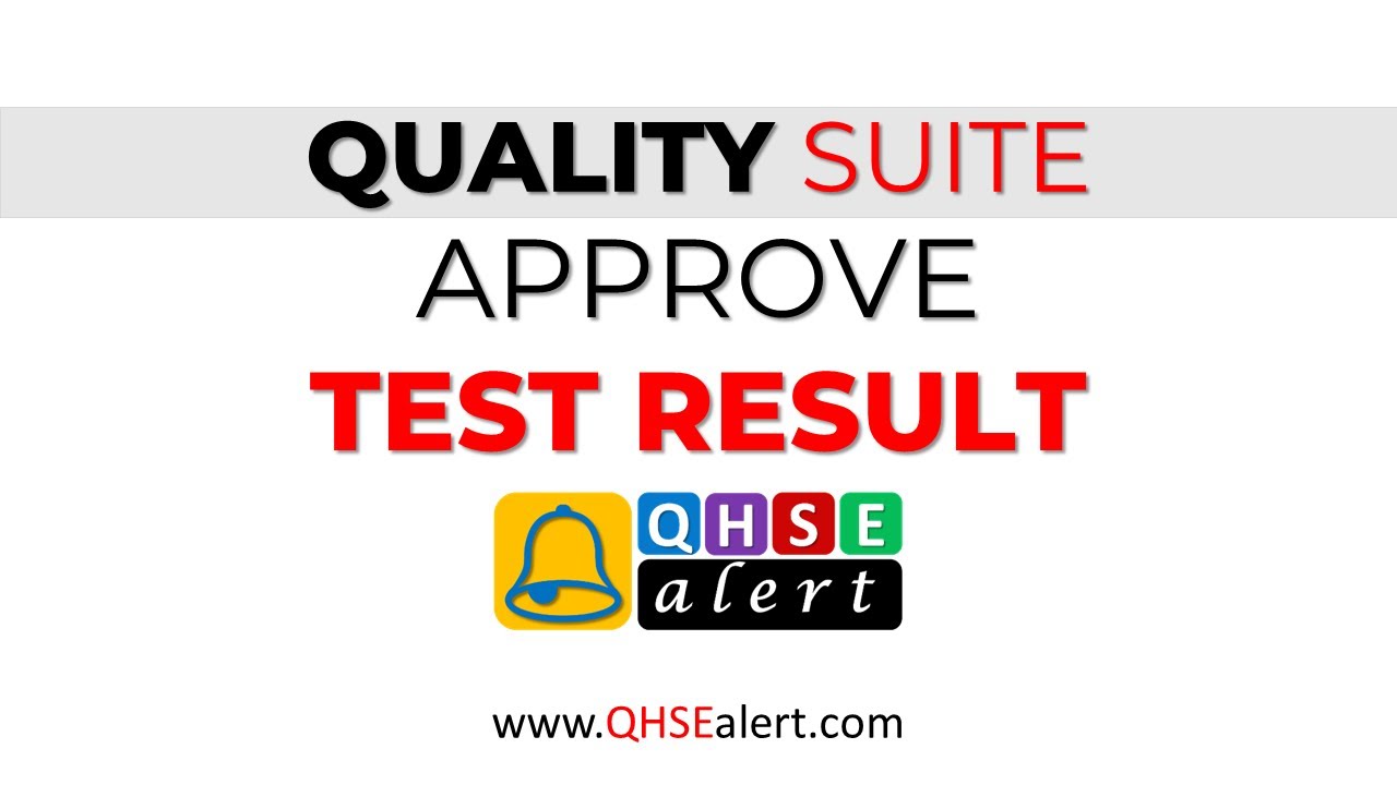 Approve Test Result - YouTube