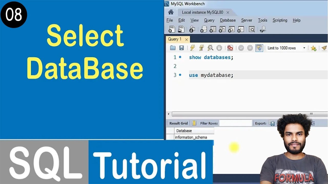 #08 Select Database Statement in SQL | SQL Tutorial - YouTube