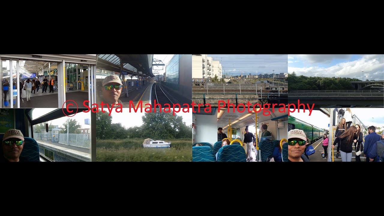 Scenic evening train 🚆 ride from Dublin (Connolly) to Maynooth in ...