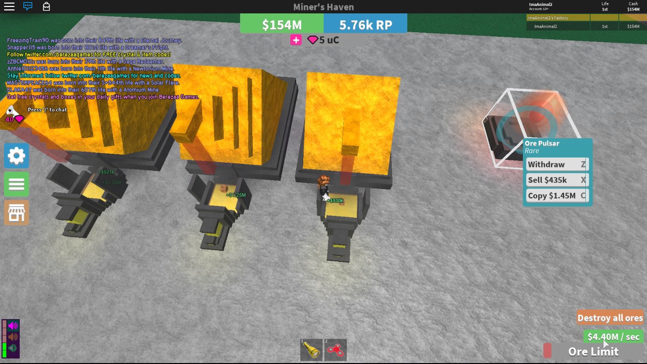 Roblox Miner's Haven - Millions to Billions Walkthrough - YouTube