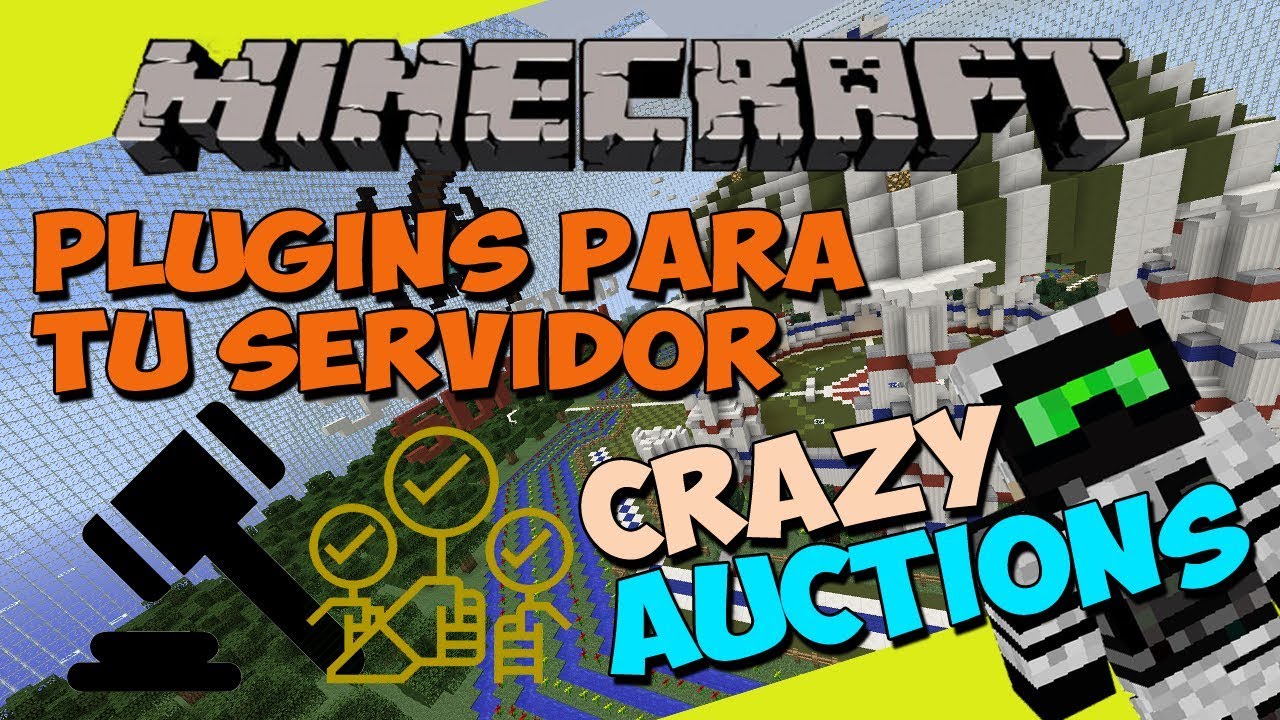 PLUGINS para tu SERVIDOR de Minecraft - CRAZY AUCTIONS (Mercado y Subastas de Items) - YouTube