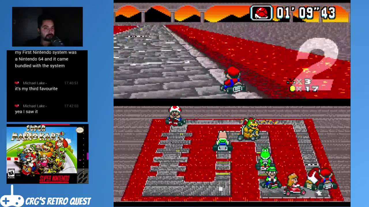 GRG'S RETRO QUEST: Super Mario Kart (SNES) - Part 1 - YouTube