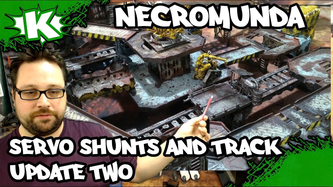 Necromunda Bulkhead Terrain - Servo Shunts and Track - YouTube