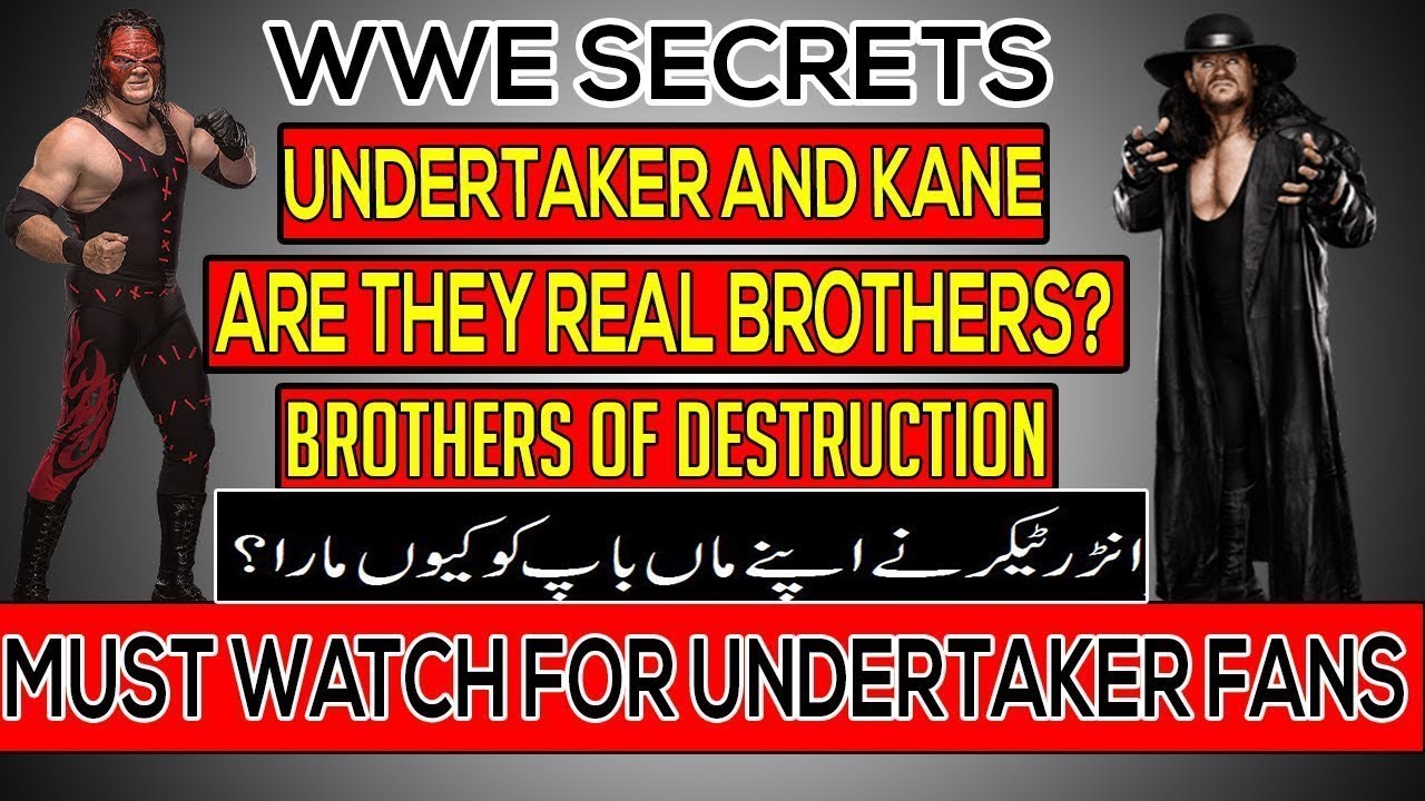 Undertaker and Kane Brothers Of Destruction | Undertaker And Kane Are ...