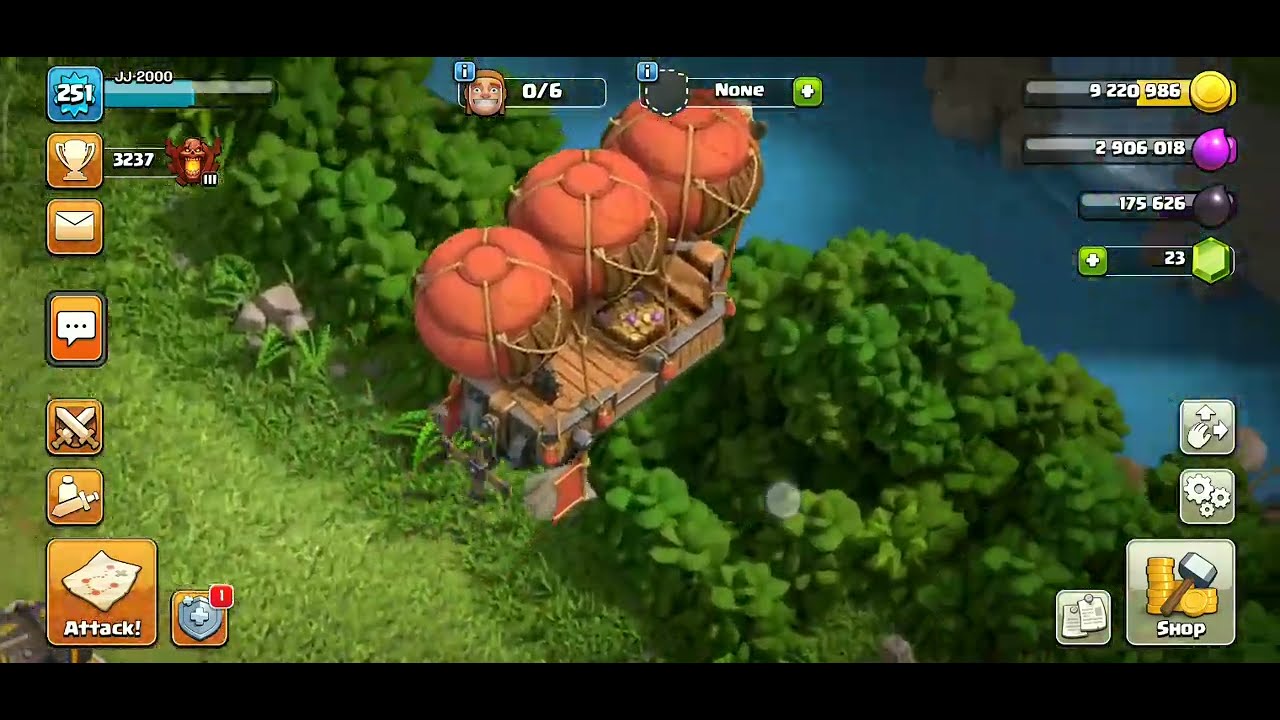 COC upcoming update, Mysterious air ship found on my base before update ...