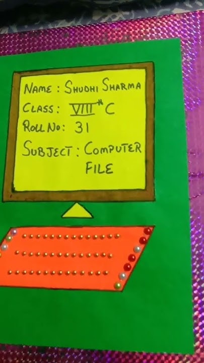 computer file project decoration ideas - YouTube