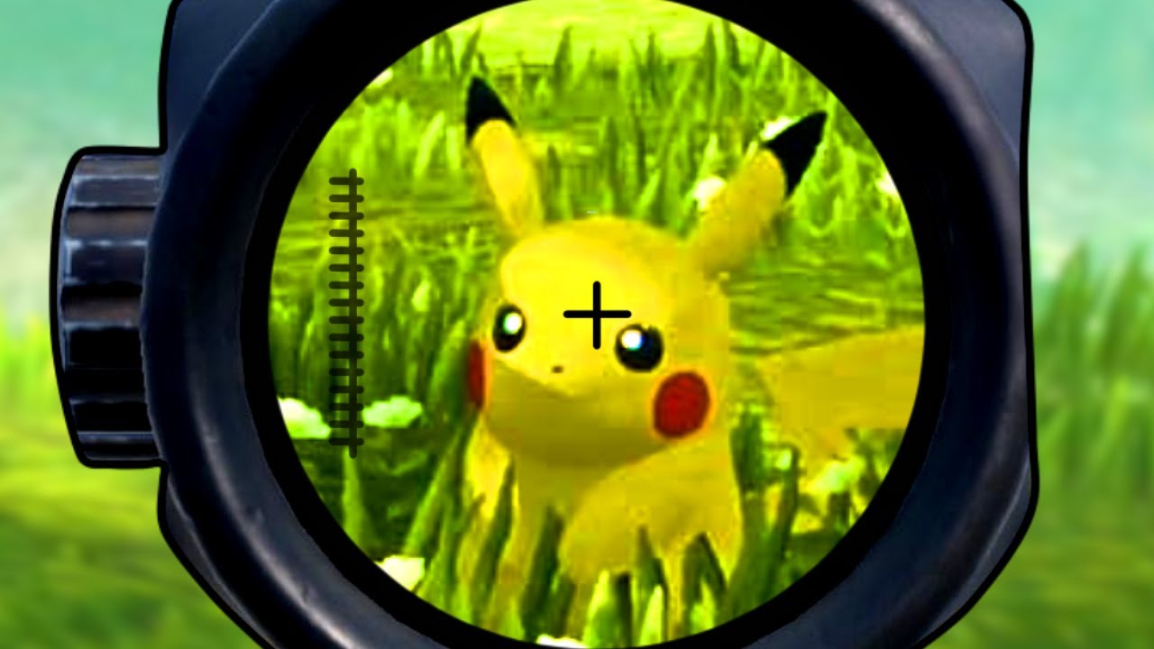 Pokémon, but I have a GUN. - YouTube