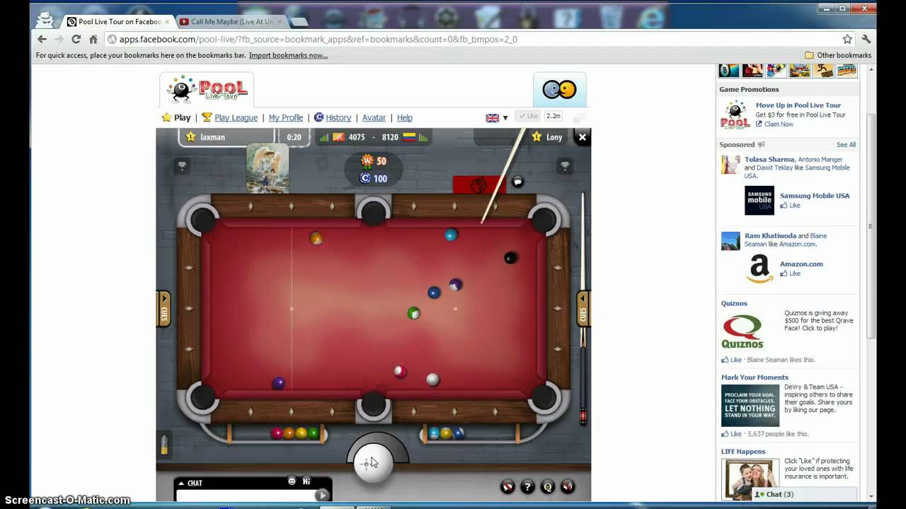 pool live tour on facebook - YouTube