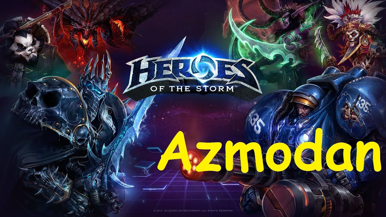 Azmodan - Heroes of the Storm, talenty, spelly, gameplay (CZ/SK) - YouTube