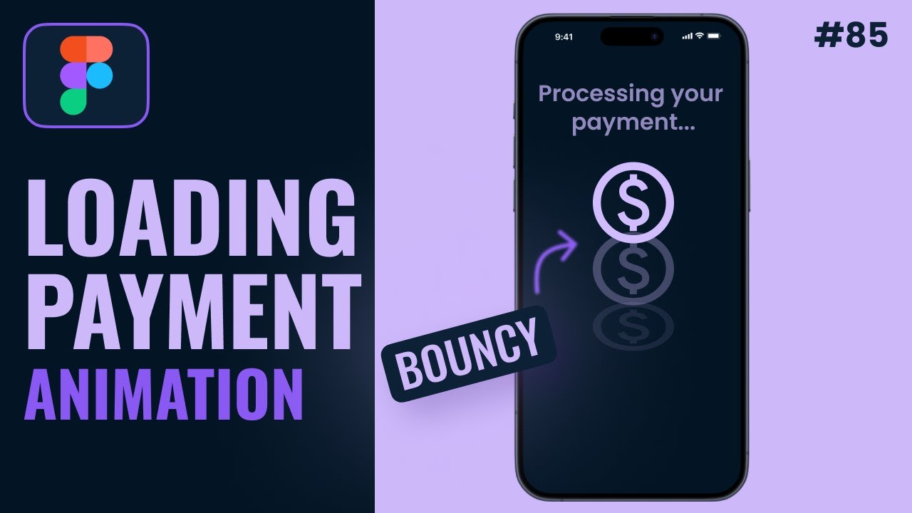 Loading Payment Processing Animation | Figma Interactive Components ...