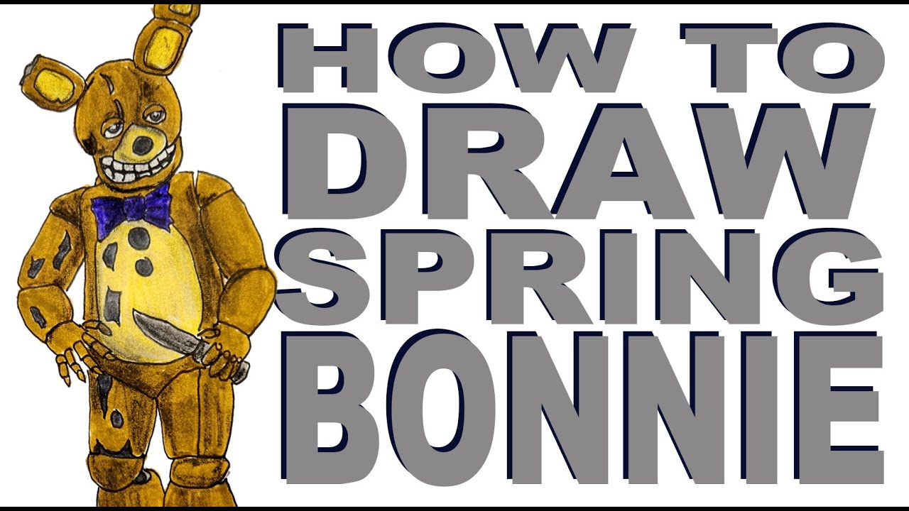 How to draw Spring Bonnie (FNaF Movie) - YouTube