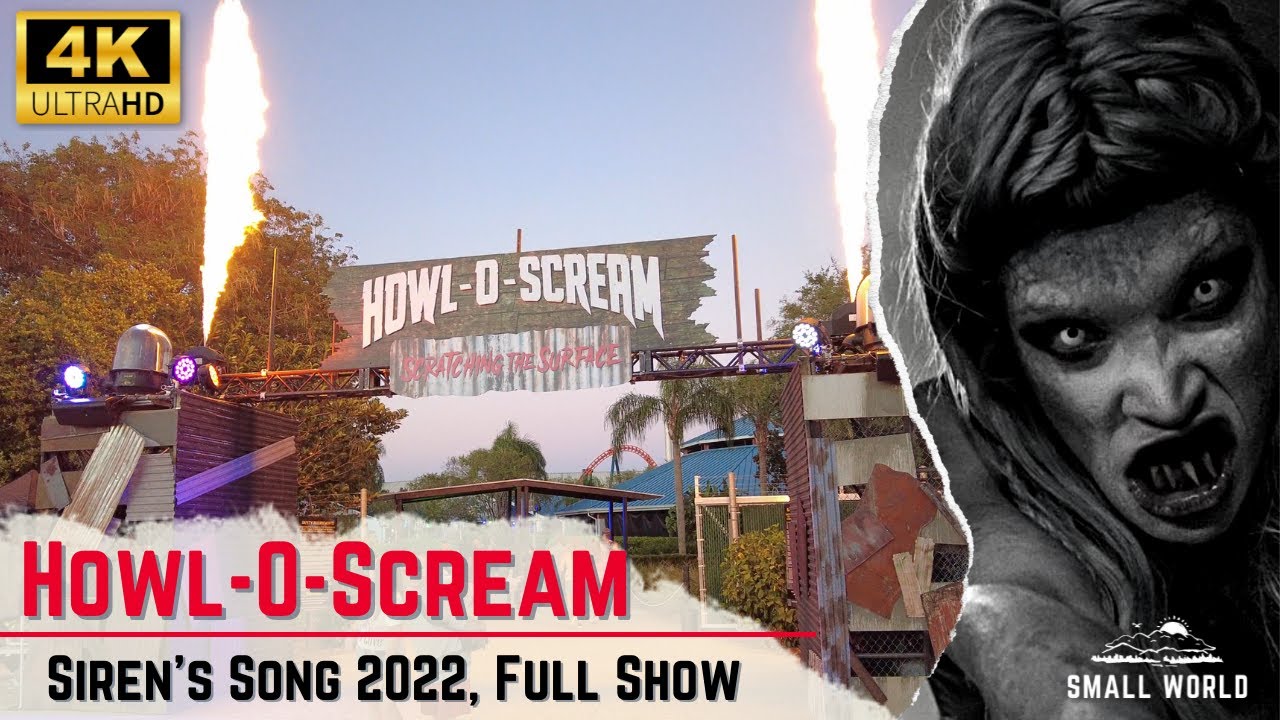Howl-O-Scream | Siren's Song - Full Show | SeaWorld, Orlando - YouTube