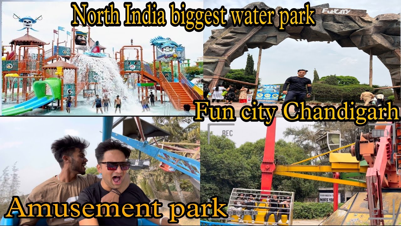 FUNCITY WATER AND AMUSEMENT PARK CHANDIGARH |AMUSEMENT PARK | maza agya ...