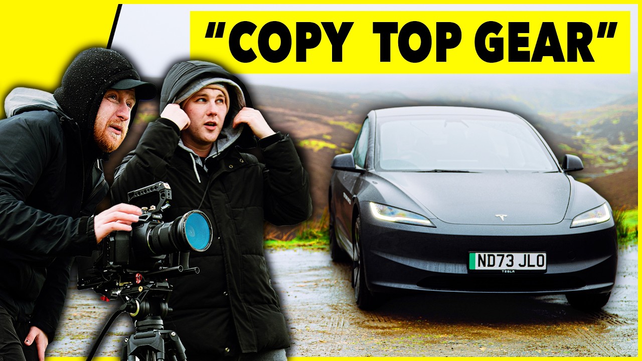 We filmed a 'Top Gear style' production - YouTube