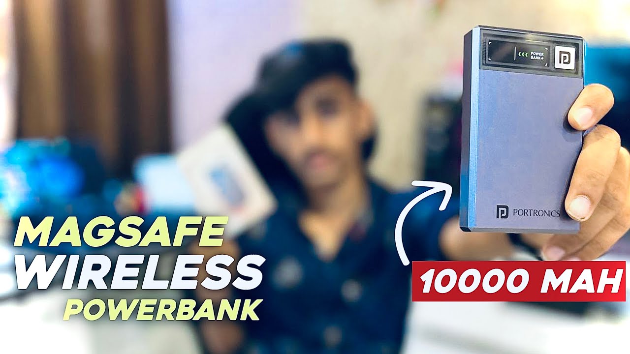 Portronics Luxcell MagClick Unboxing and Review | Best wireless power ...