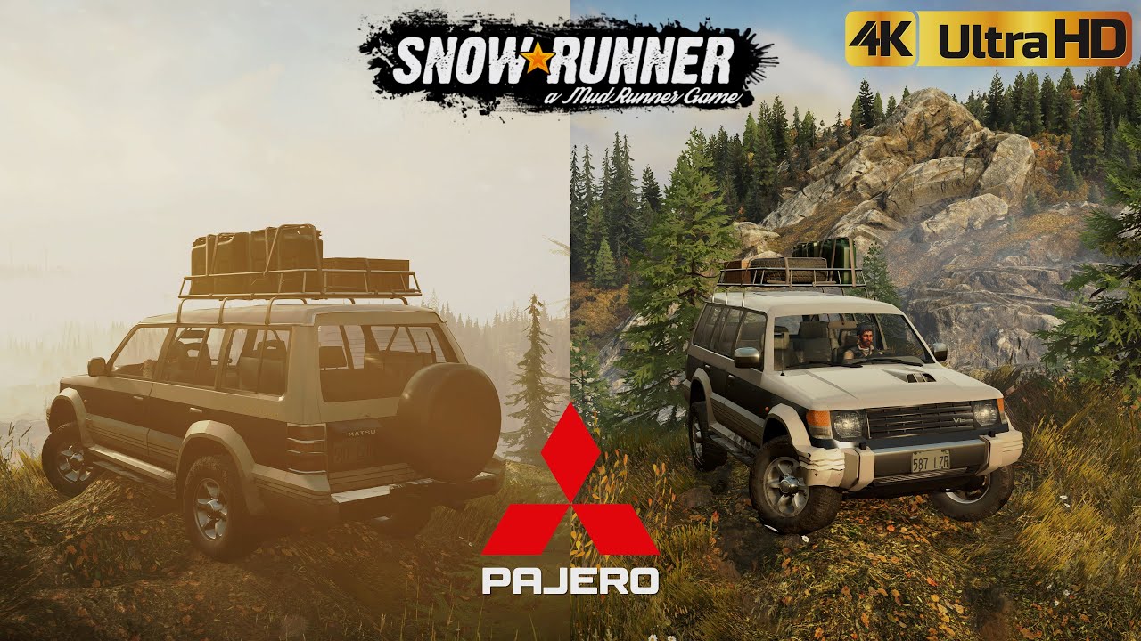 SnowRunner - Mitsubishi Pajero Gen II | PS5 Gameplay - YouTube