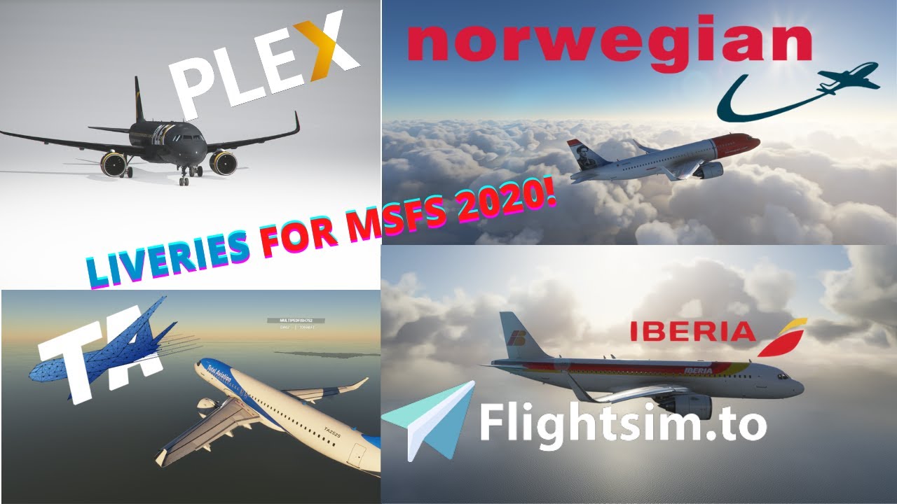 Liveries for MSFS 2020/Total Aviation/Free/Fs2020 - YouTube
