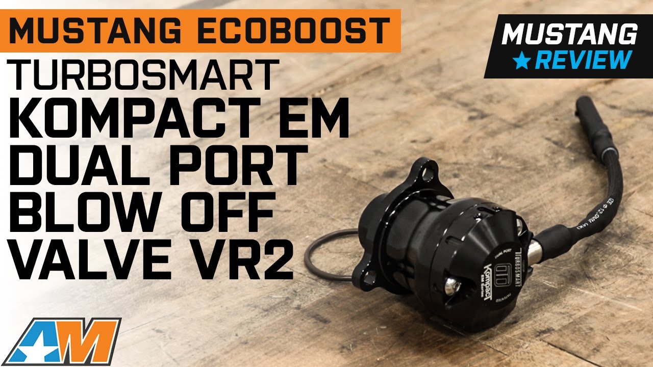 2015-2023 Mustang Turbosmart Kompact EM Dual Port Blow Off Valve VR2 ...