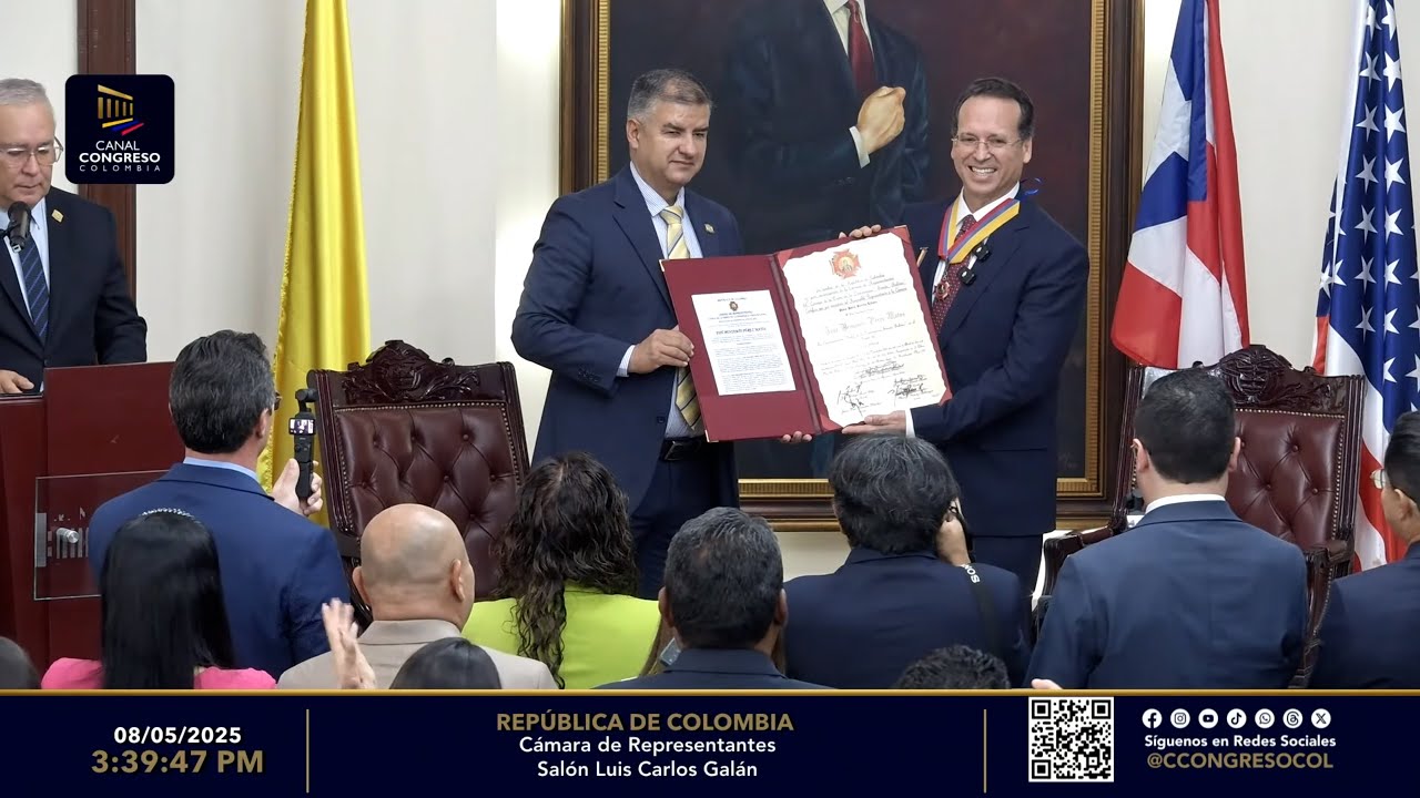 Condecoración al Dr. José Benjamín Pérez Matos - Video del Congreso de ...