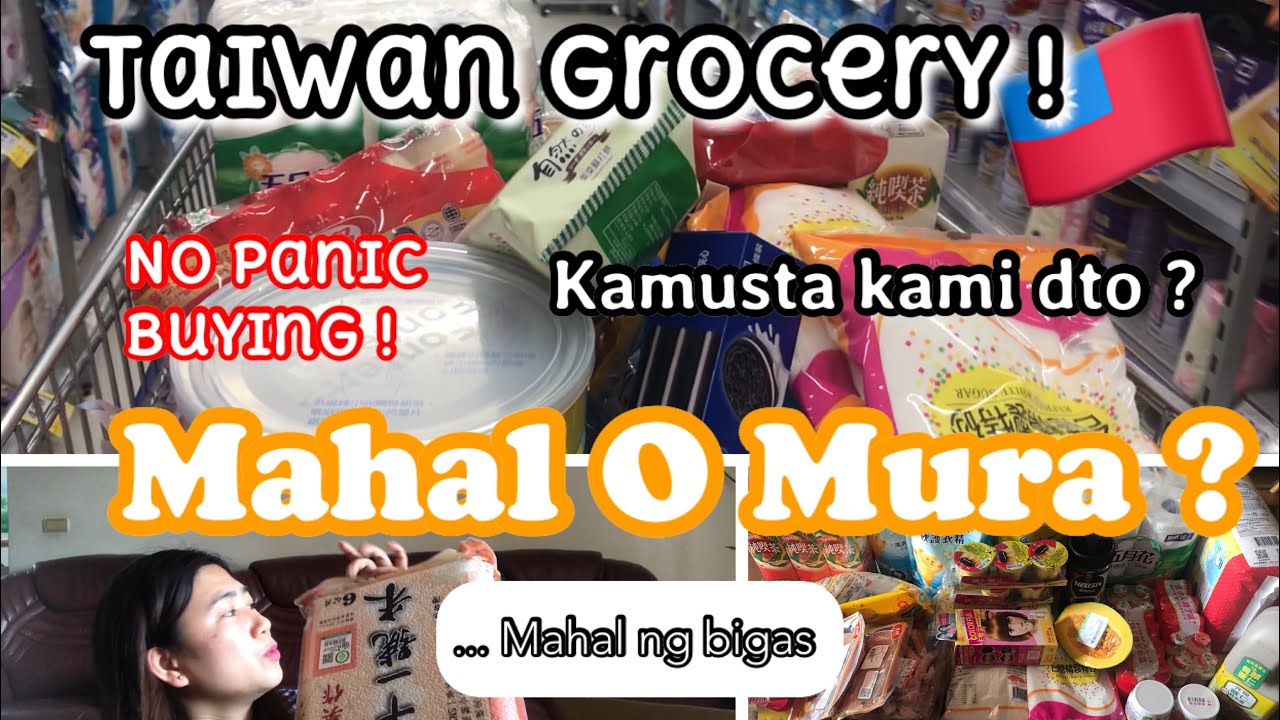 Is Taiwan Cheap Or Expensive? || Taiwan Grocery Cost ! || BUHAY TAIWAN ...