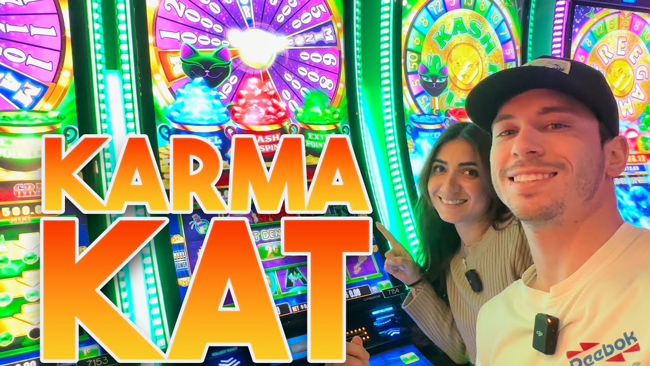 Big Wins On The New Karma Kat Slot Machine At Coushatta Casino Resort! - YouTube