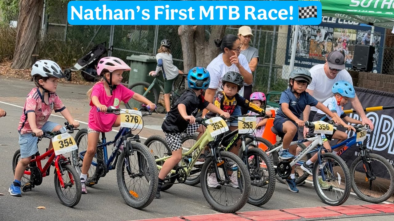 Nathan’s First MTB Race 🏁 #mtb #cycling #firstrace #biking #kidsrace # ...